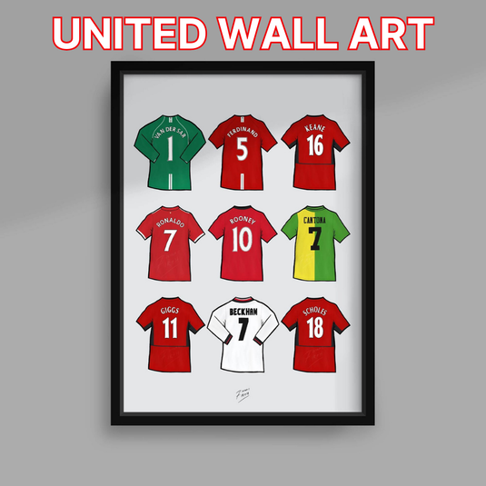 United Prints & Wall Art | Retro Posters – Casual Football Shirts
