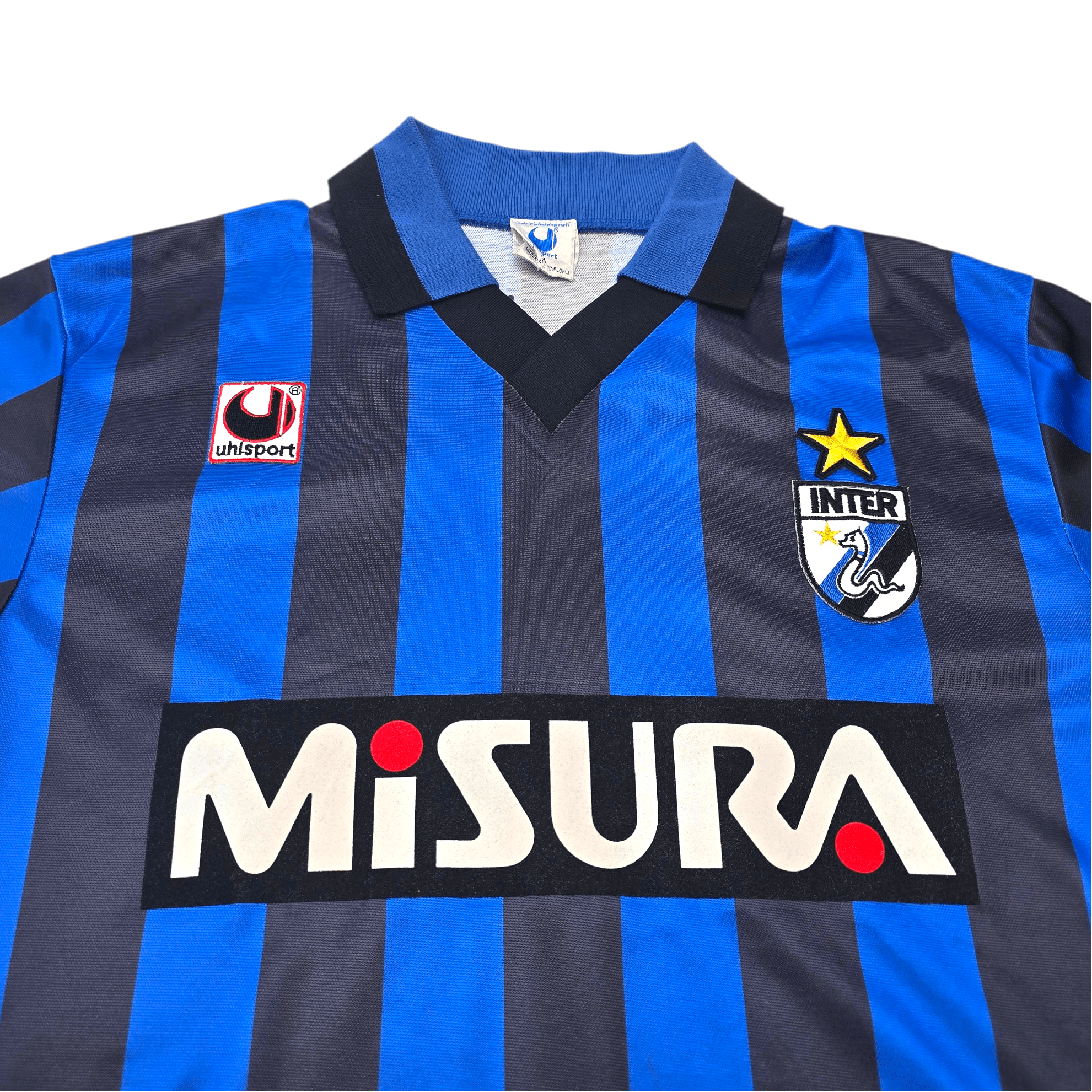 1988/89 Inter Milan Home Football Shirt (M) Uhlsport – Casual Football ...