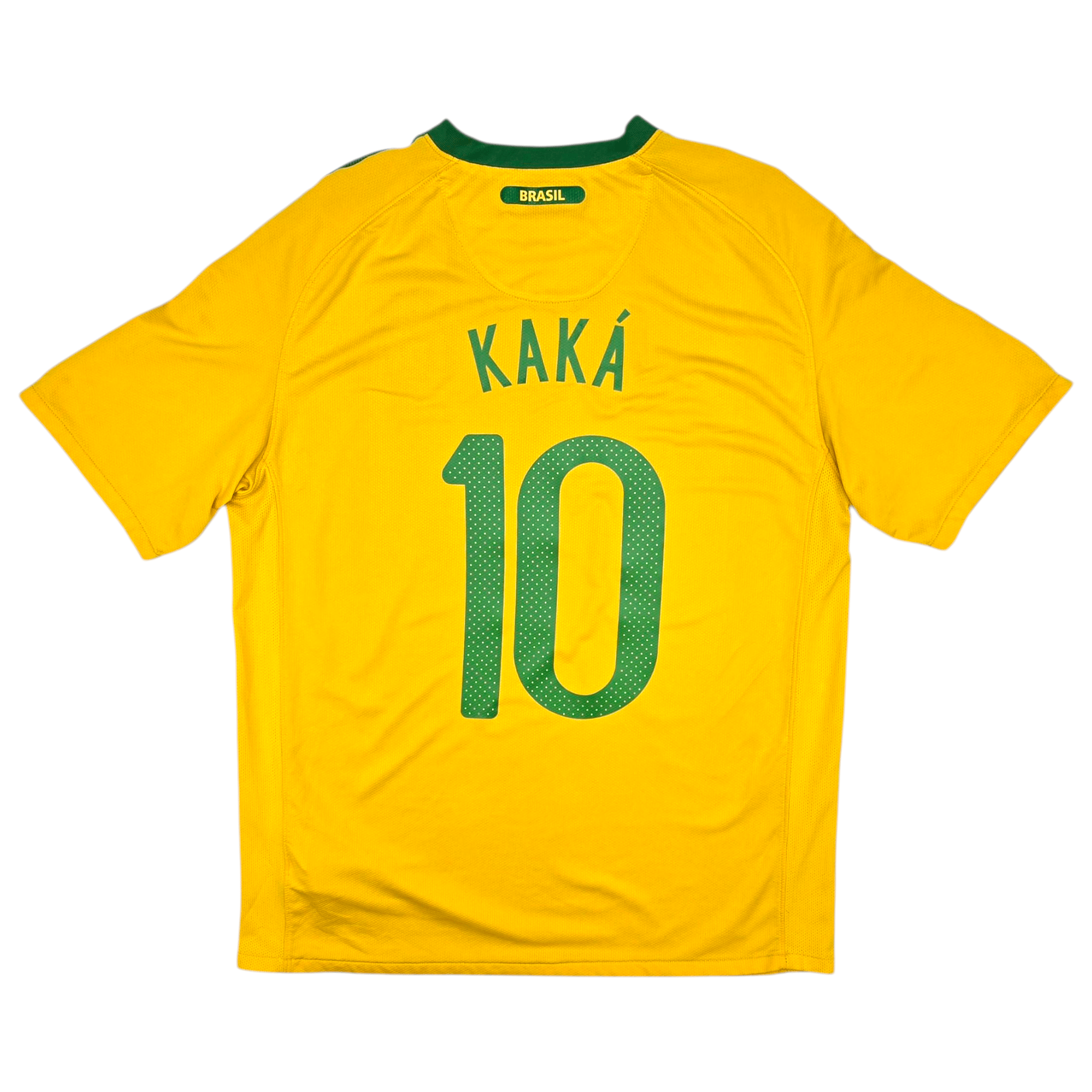 2010/11 Brazil Home Football Shirt (L) Nike #10 Kaka – Casual Football ...