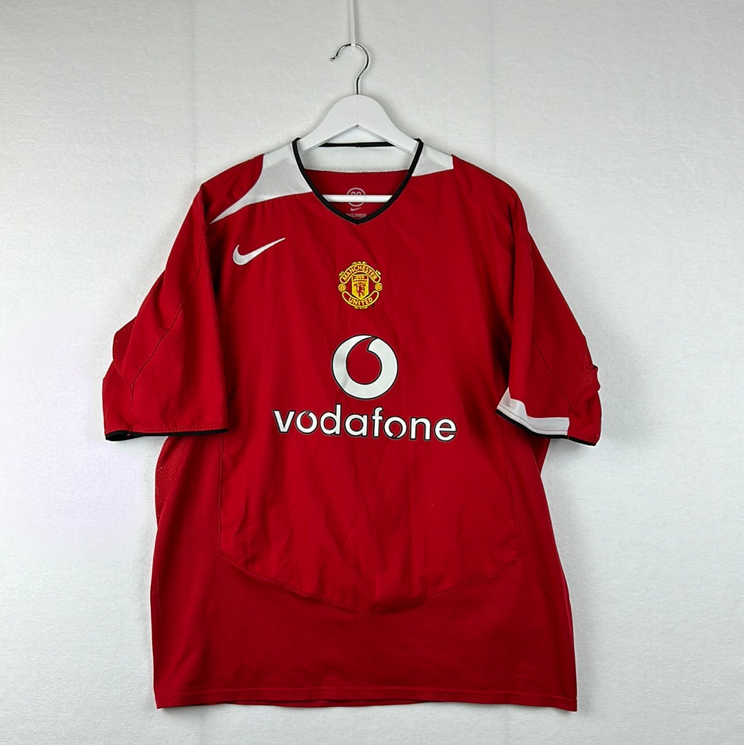 Manchester United 2004-2005 Home Shirt - Large – Casual Football Shirts