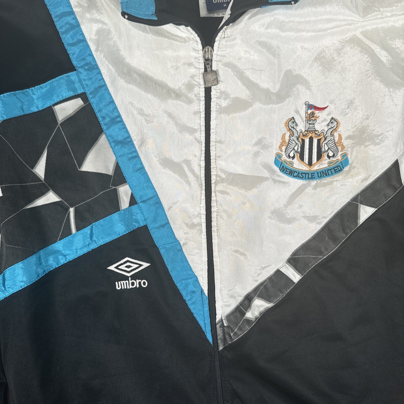 Newcastle United 1990/1991 Umbro Football Track Jacket Medium – Casual ...
