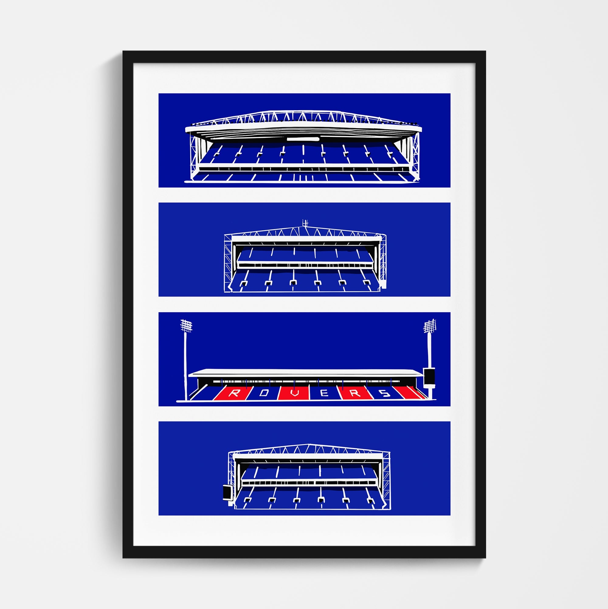 Blackburn Stadium Print – Casual Football Shirts