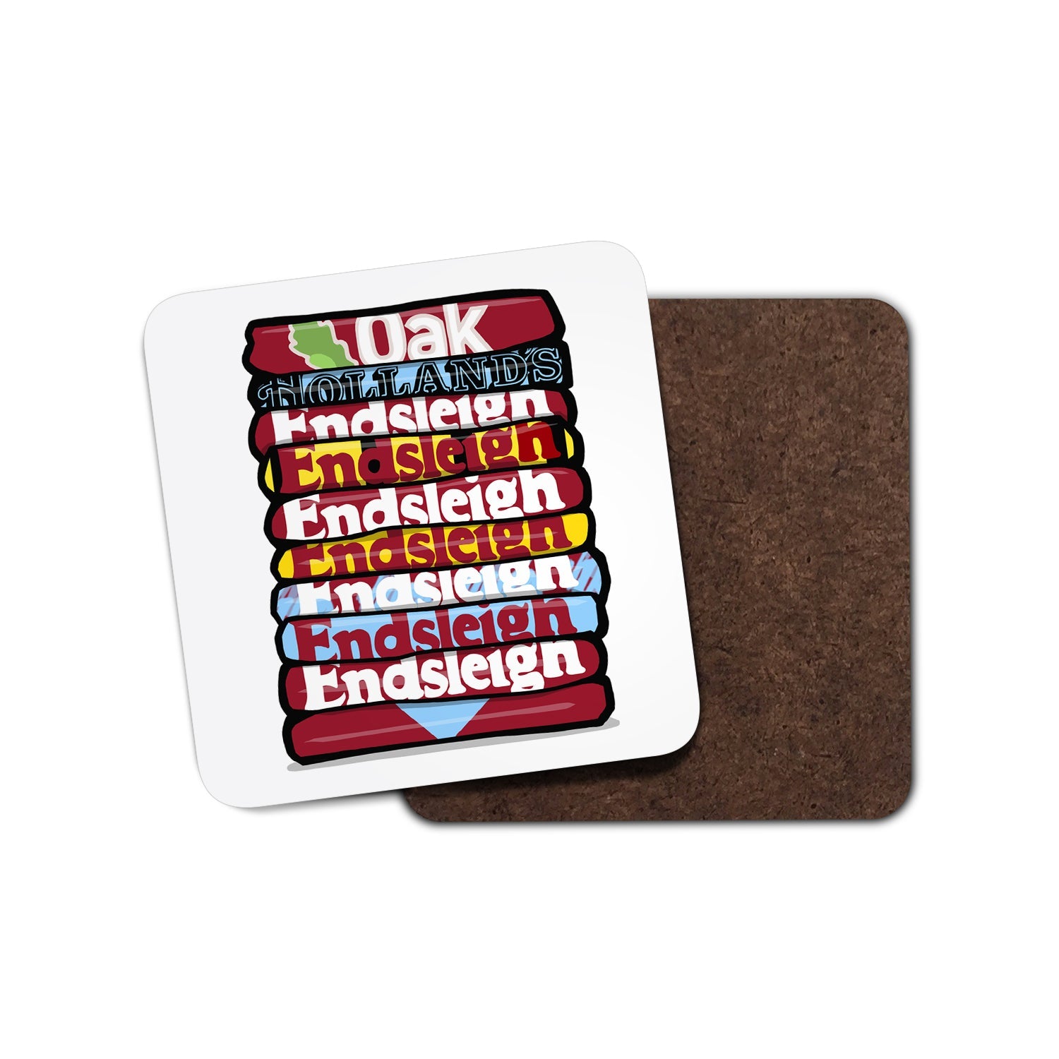 Burnley Shirt Stack Coaster – Casual Football Shirts