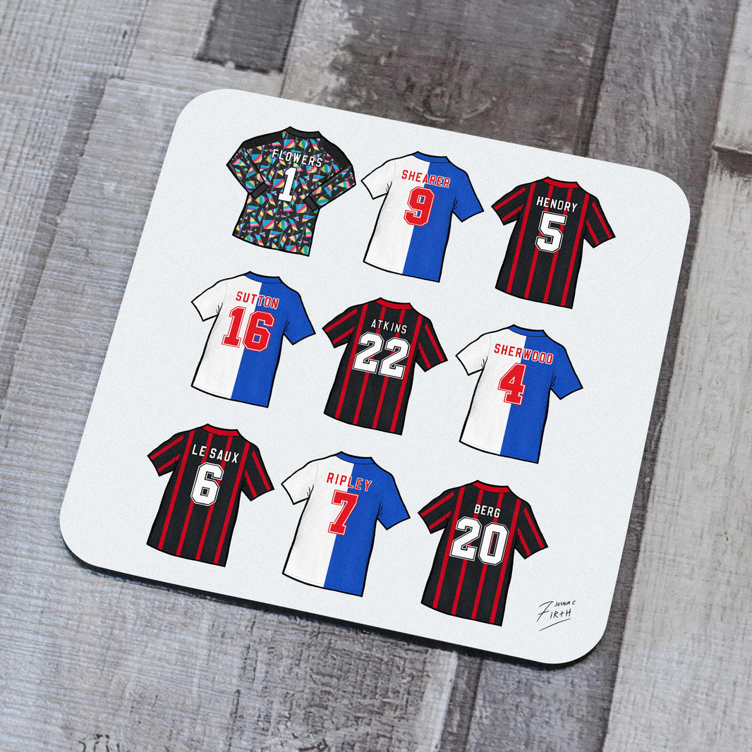 Bristol City Kit Collage Retro Shirts Football Print – Casual Football ...