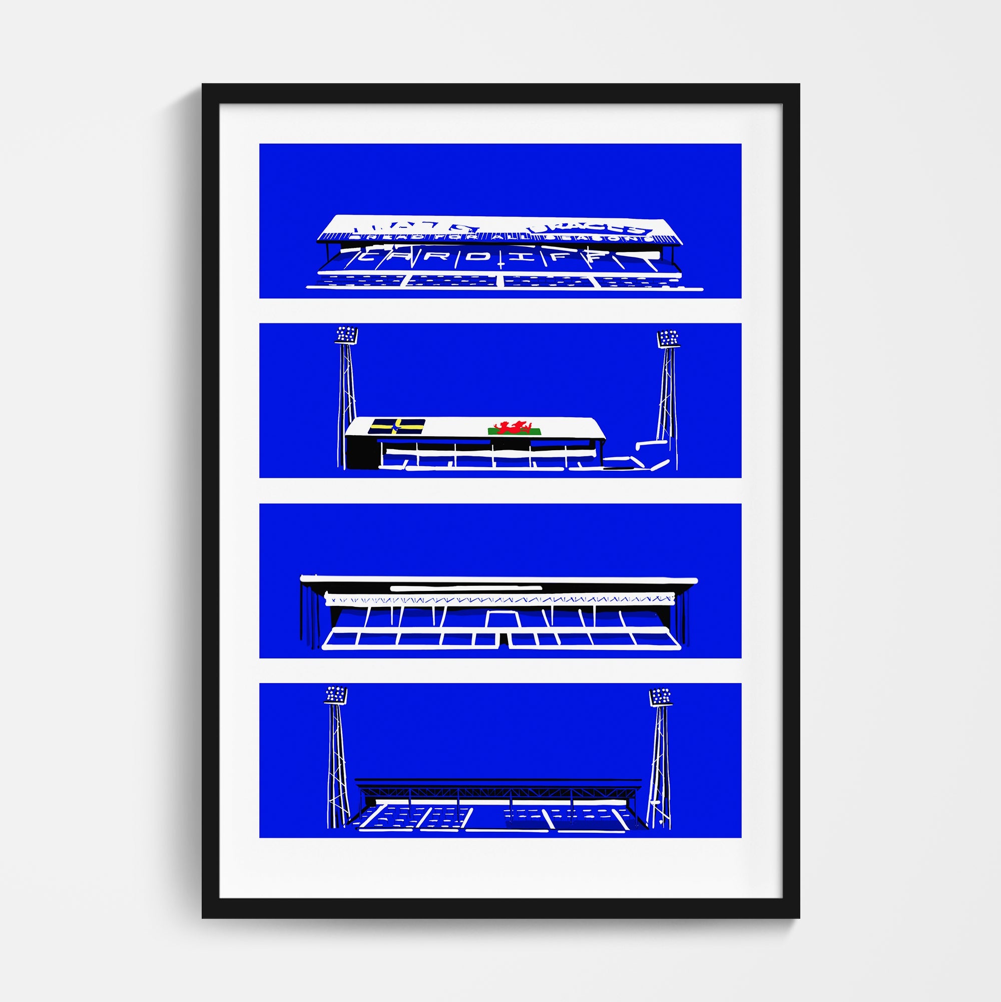Cardiff Stadium Print – Casual Football Shirts
