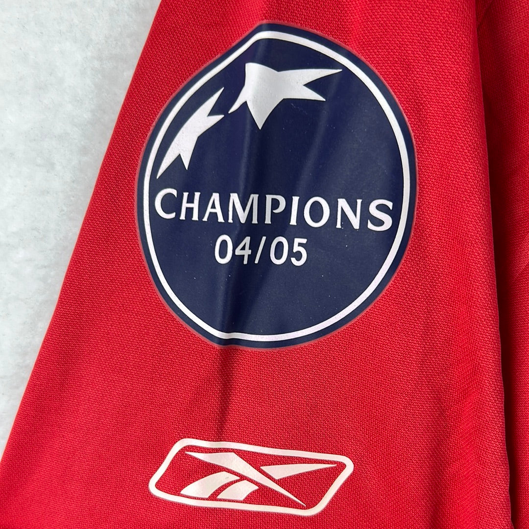 Liverpool 2005/2006 Champions League Home Shirt - Official Reebok Shirt ...