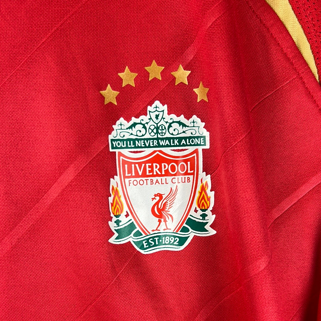 Liverpool 2005/2006 Champions League Home Shirt - Official Reebok Shirt ...