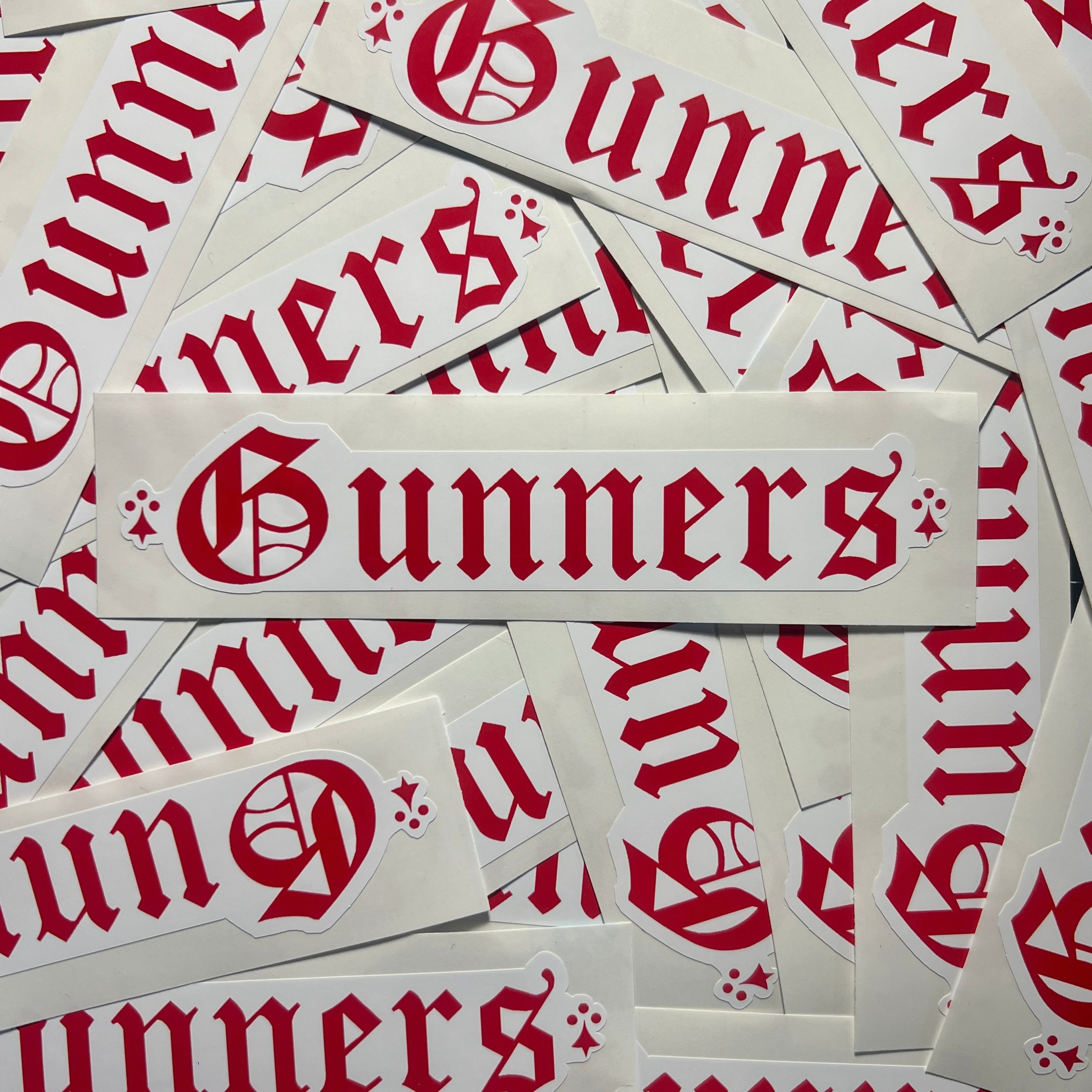 Gunners Sticker – Casual Football Shirts