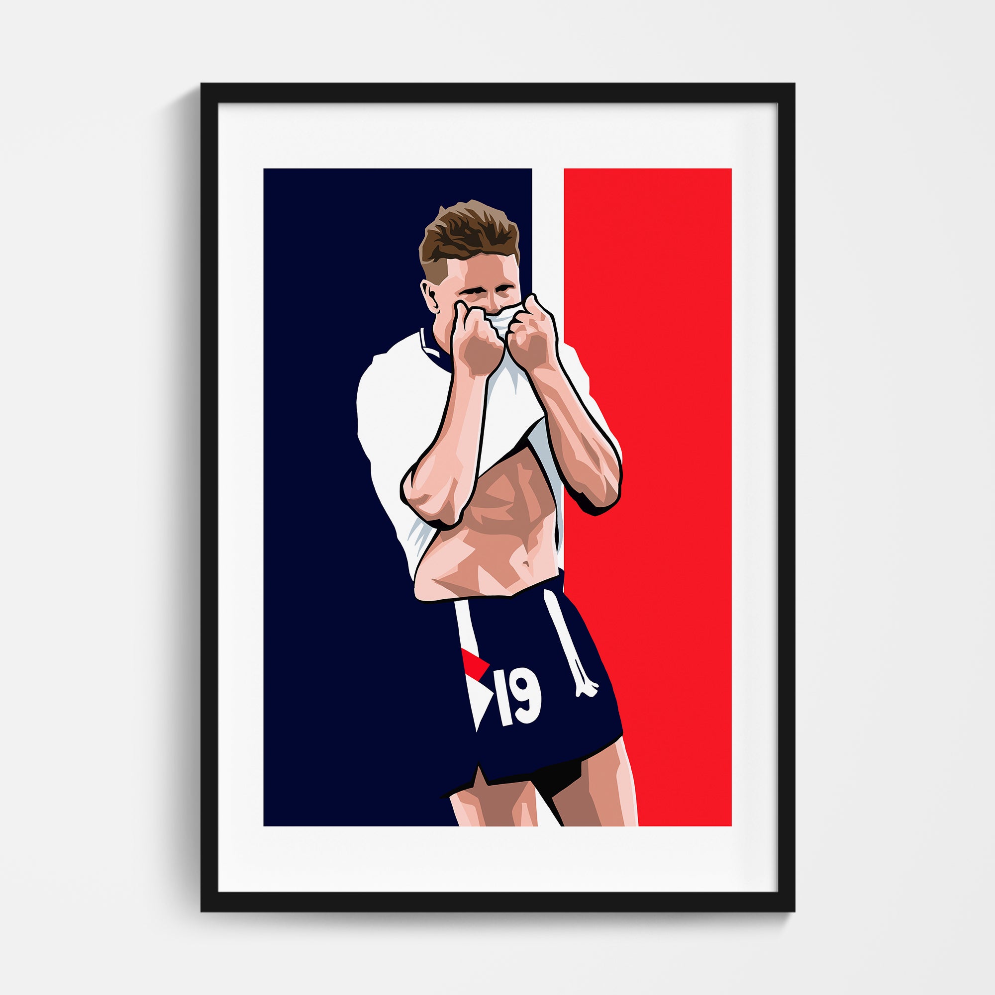 Gazza's Tears Print – Casual Football Shirts