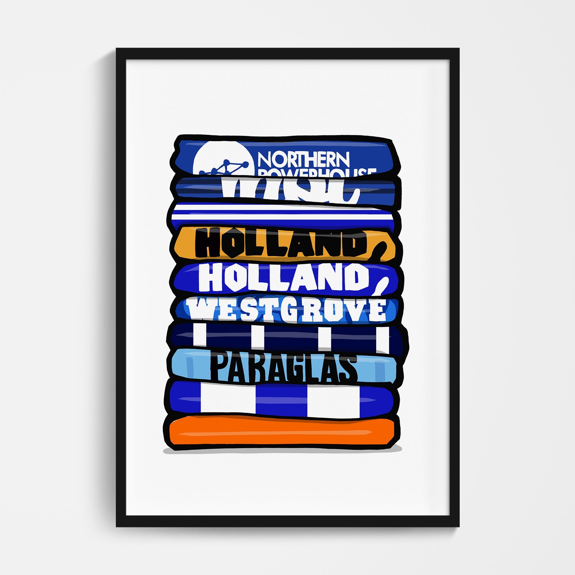 Halifax Shirt Stack Print – Casual Football Shirts