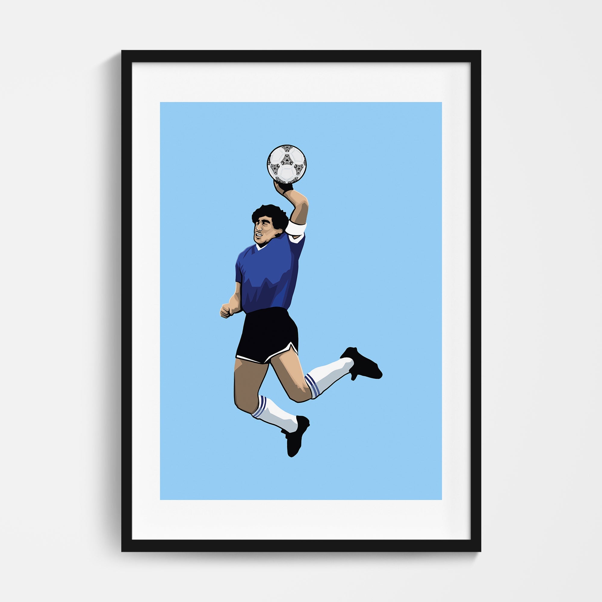 Hand of God Print – Casual Football Shirts