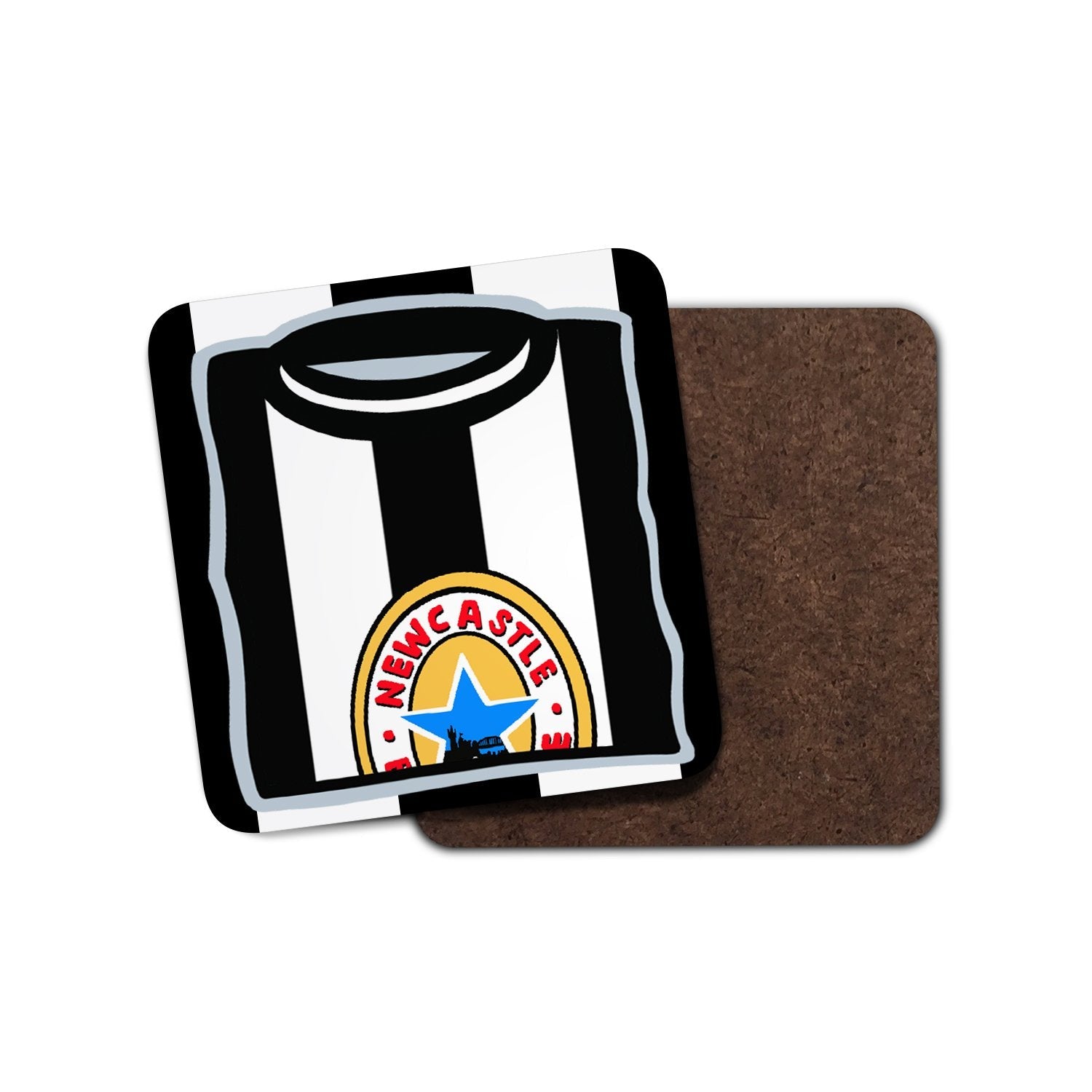 Newcastle 1997 Home Shirt Coaster – Casual Football Shirts