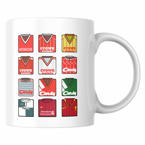 Liverpool Kits Mug – Casual Football Shirts