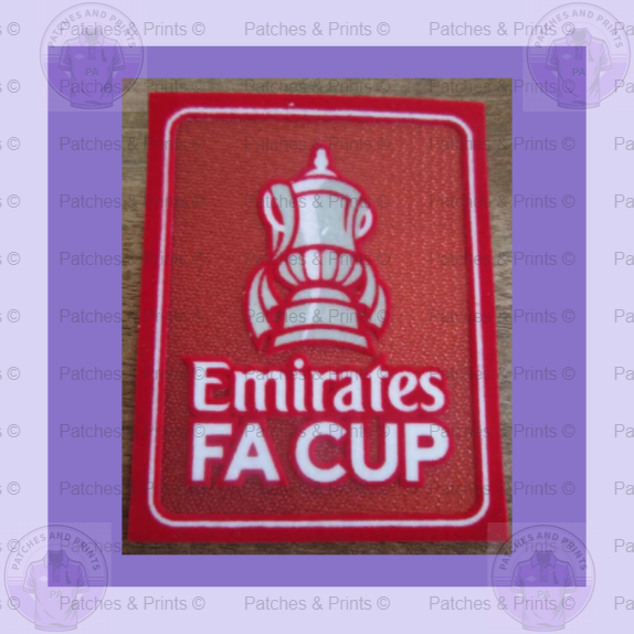 2022-2024 Fa Cup patch player size Iron On Heat Press UK STOCK for Foo ...