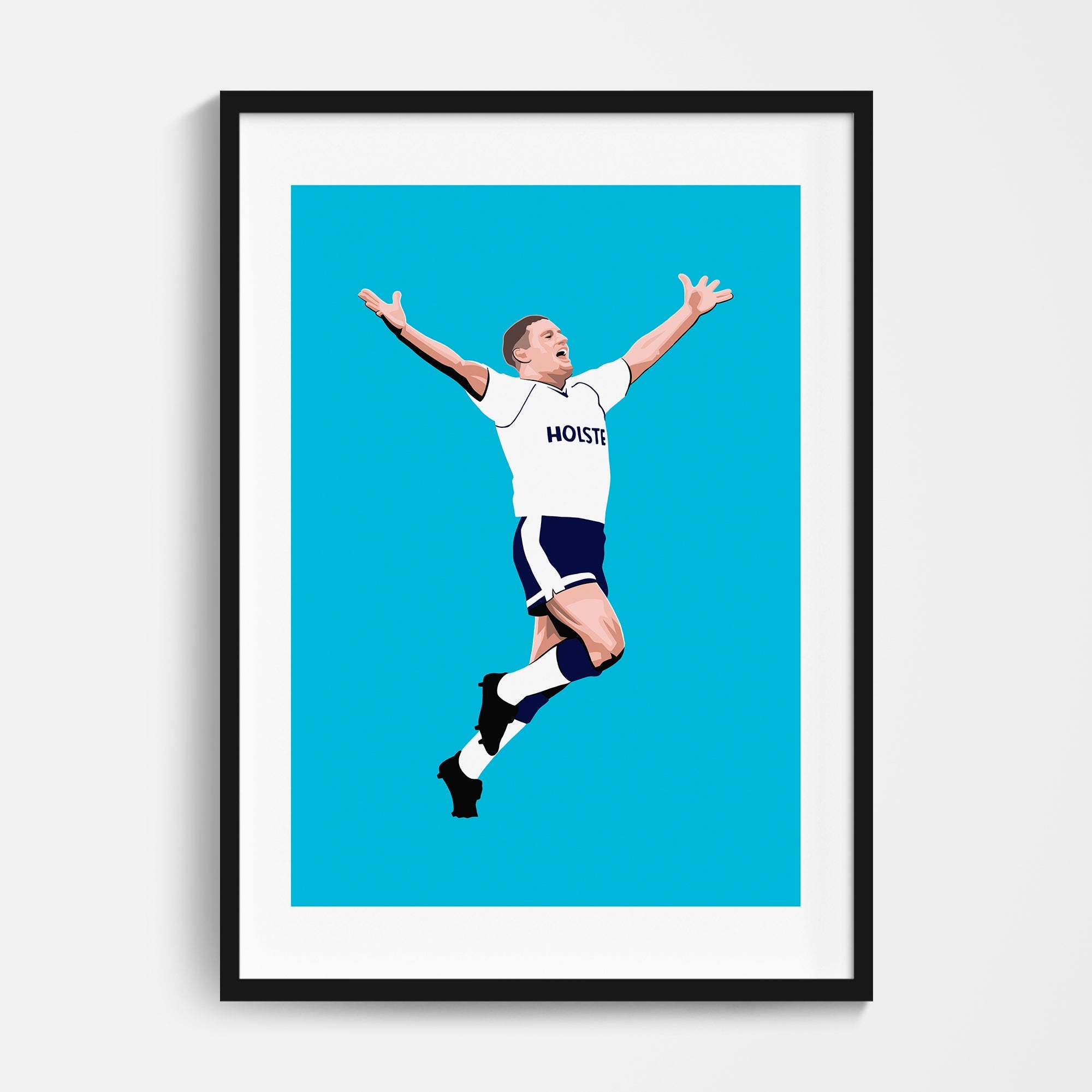 Tottenham 1991 Gazza Print – Casual Football Shirts