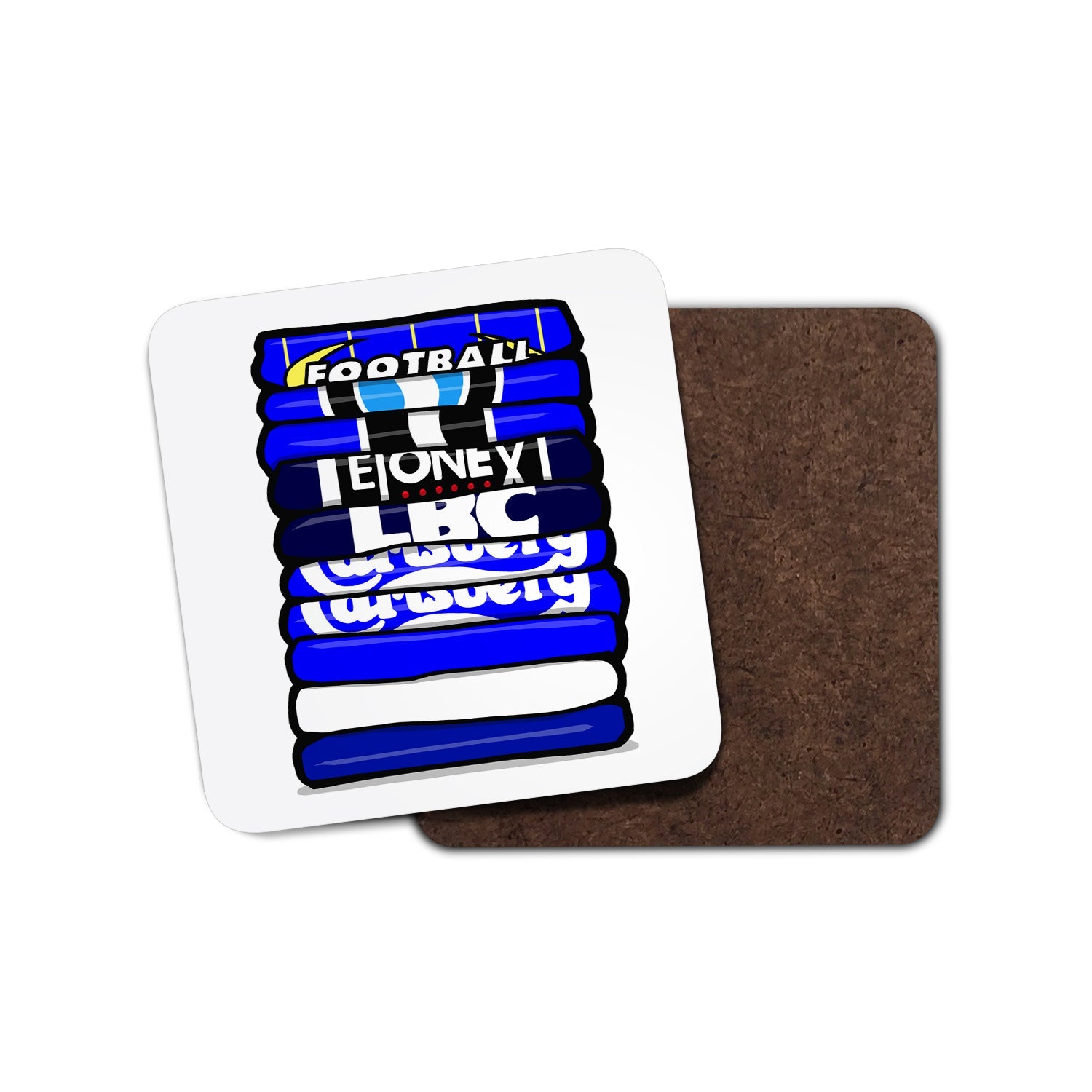Wimbledon Shirt Stack Coaster – Casual Football Shirts