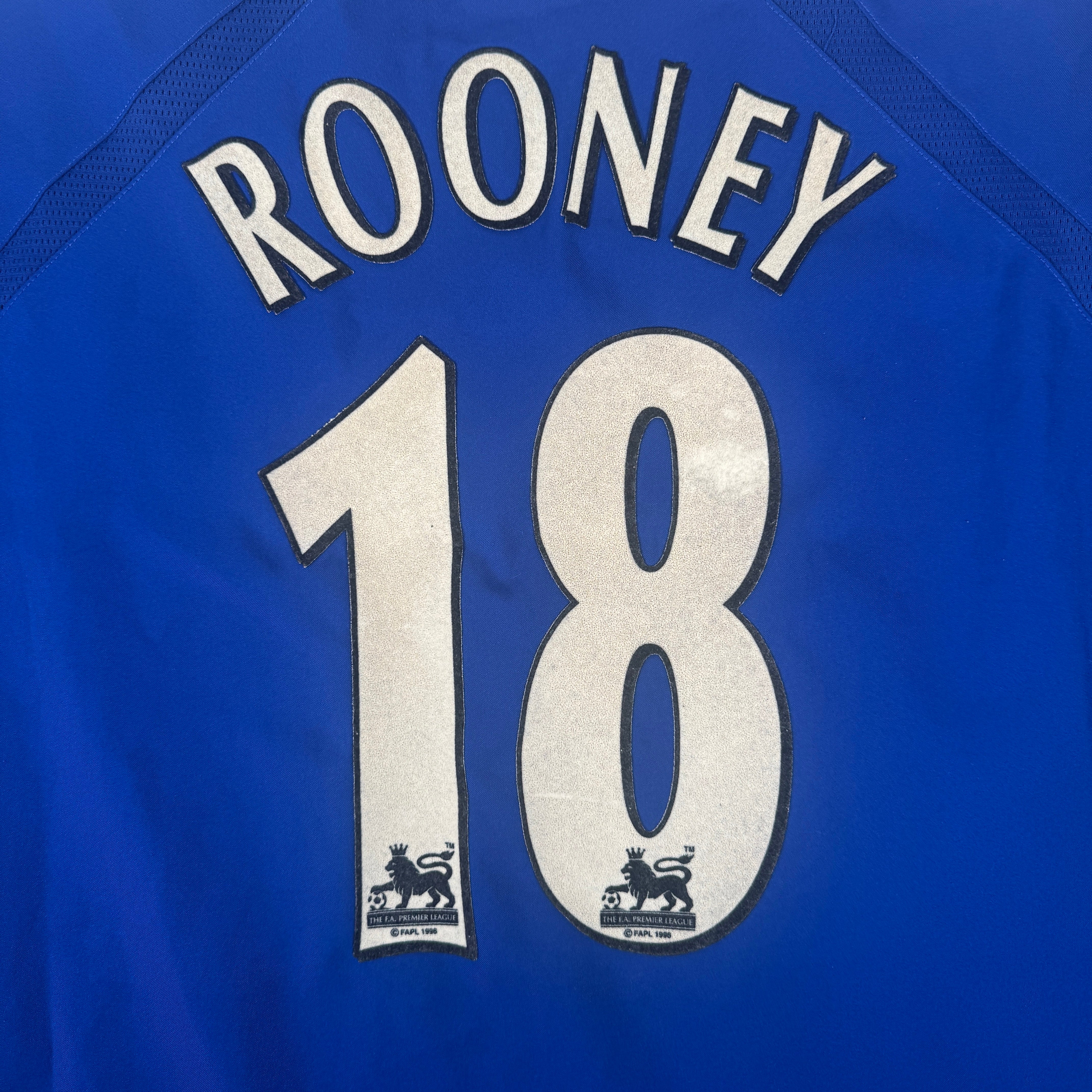 ROONEY 18 Everton 2003/2004 Home Football Shirt 3XL – Casual Football ...