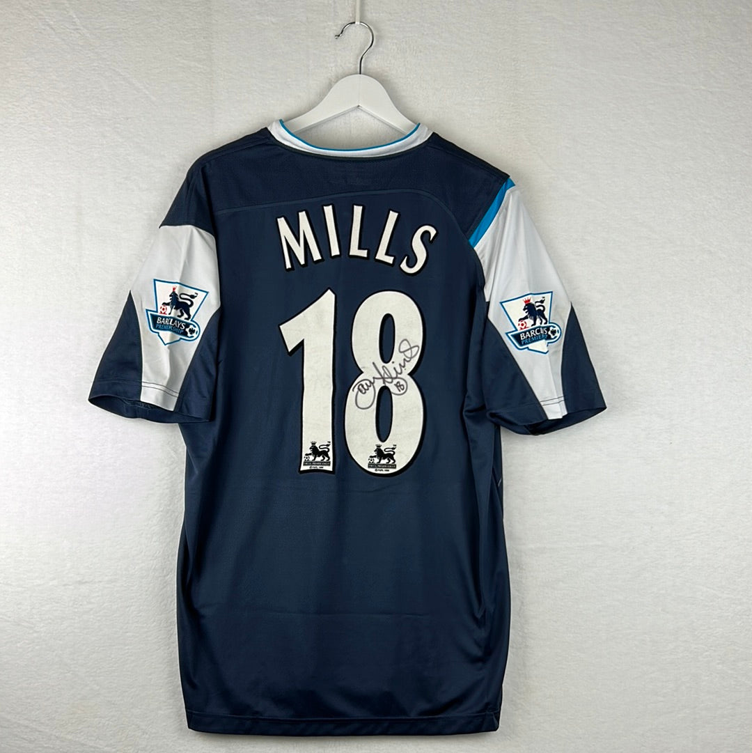 Manchester City 2005-2006 Player Issue Away Shirt - Mills 18 - Signed ...