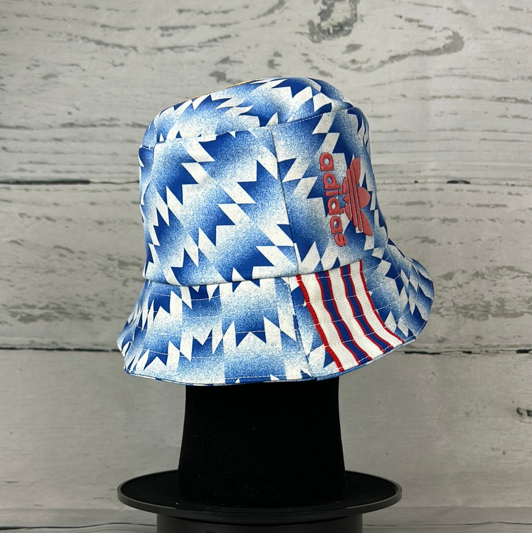 Manchester United Bucket Hat - Reworked 1990 Away Football Shirt ...