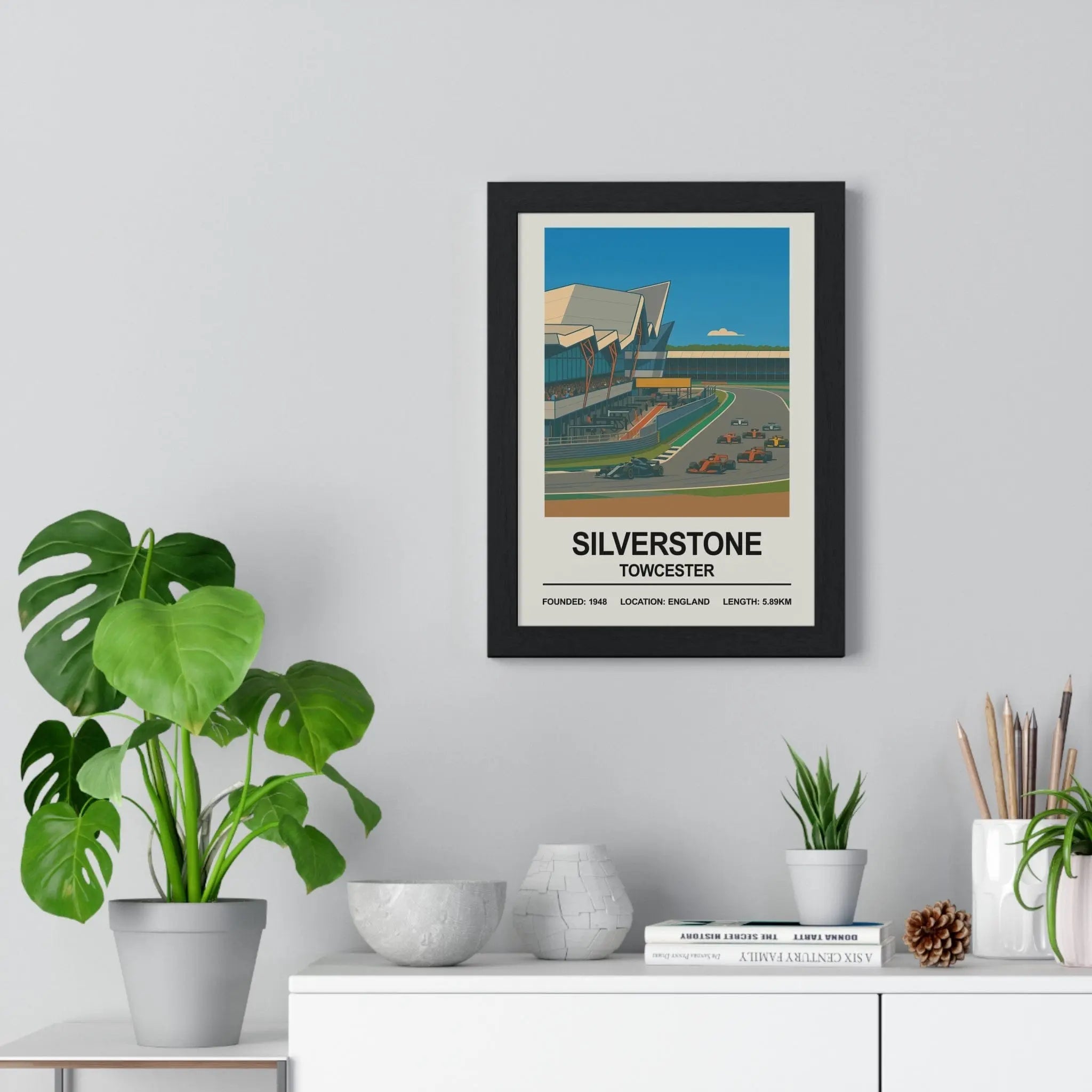Silverstone Towcester Racing Circuit Stadium Print – Casual Football Shirts