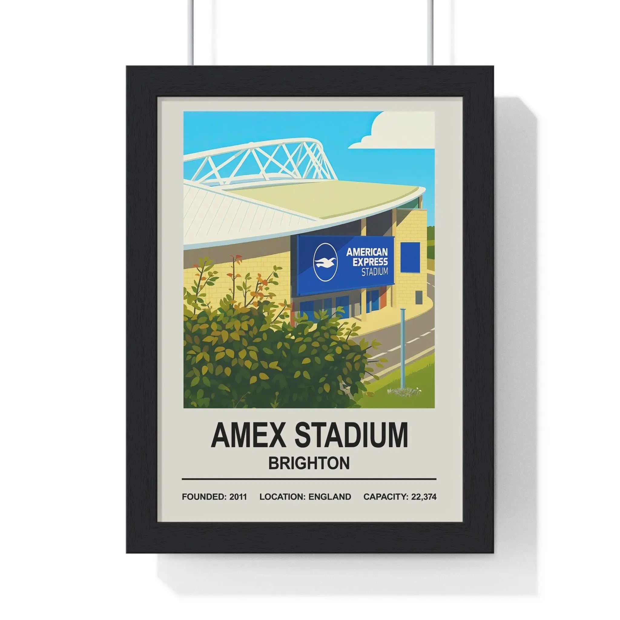 Brighton Amex Stadium Print – Casual Football Shirts
