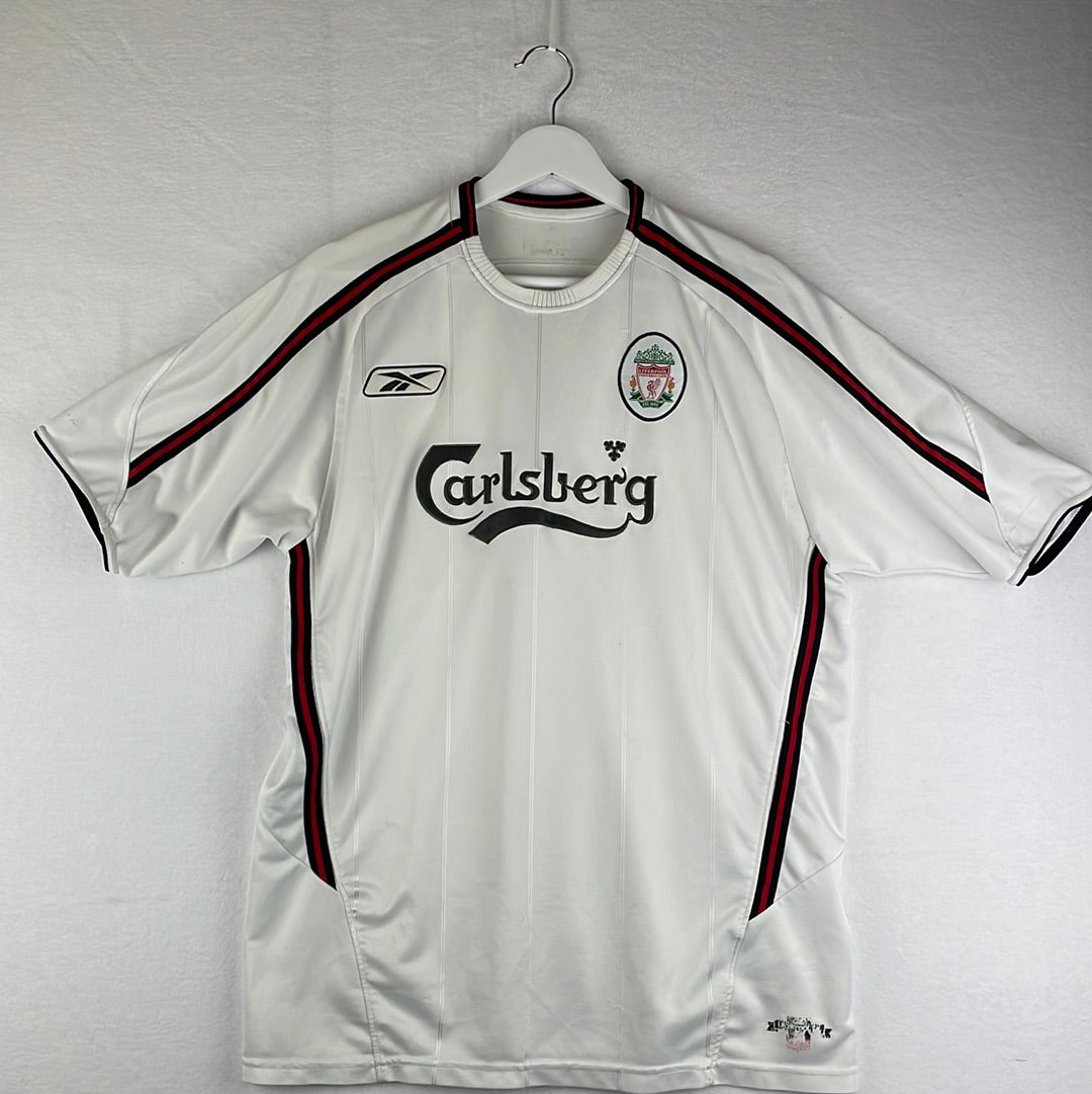 Liverpool 2005/2006 Away Shirt - Official Vintage Reebok Shirt – Casual ...