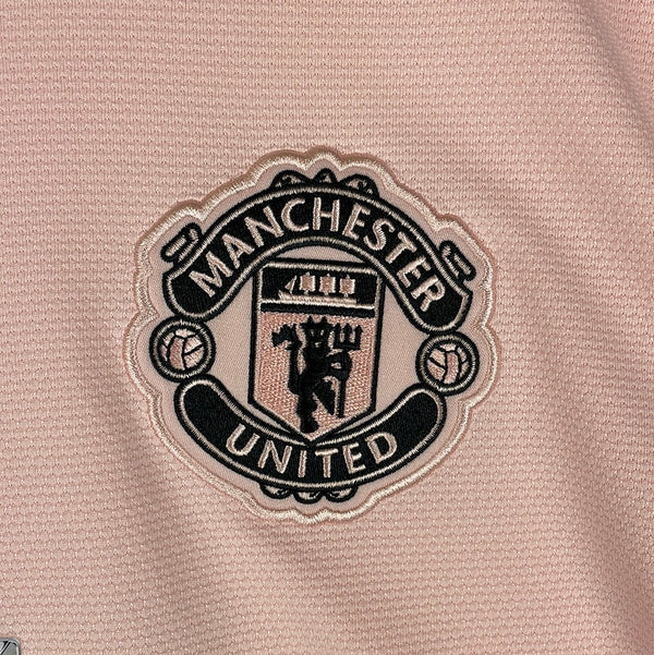 Manchester United 2018/2019 Pink Away Shirt - Large – Casual Football ...