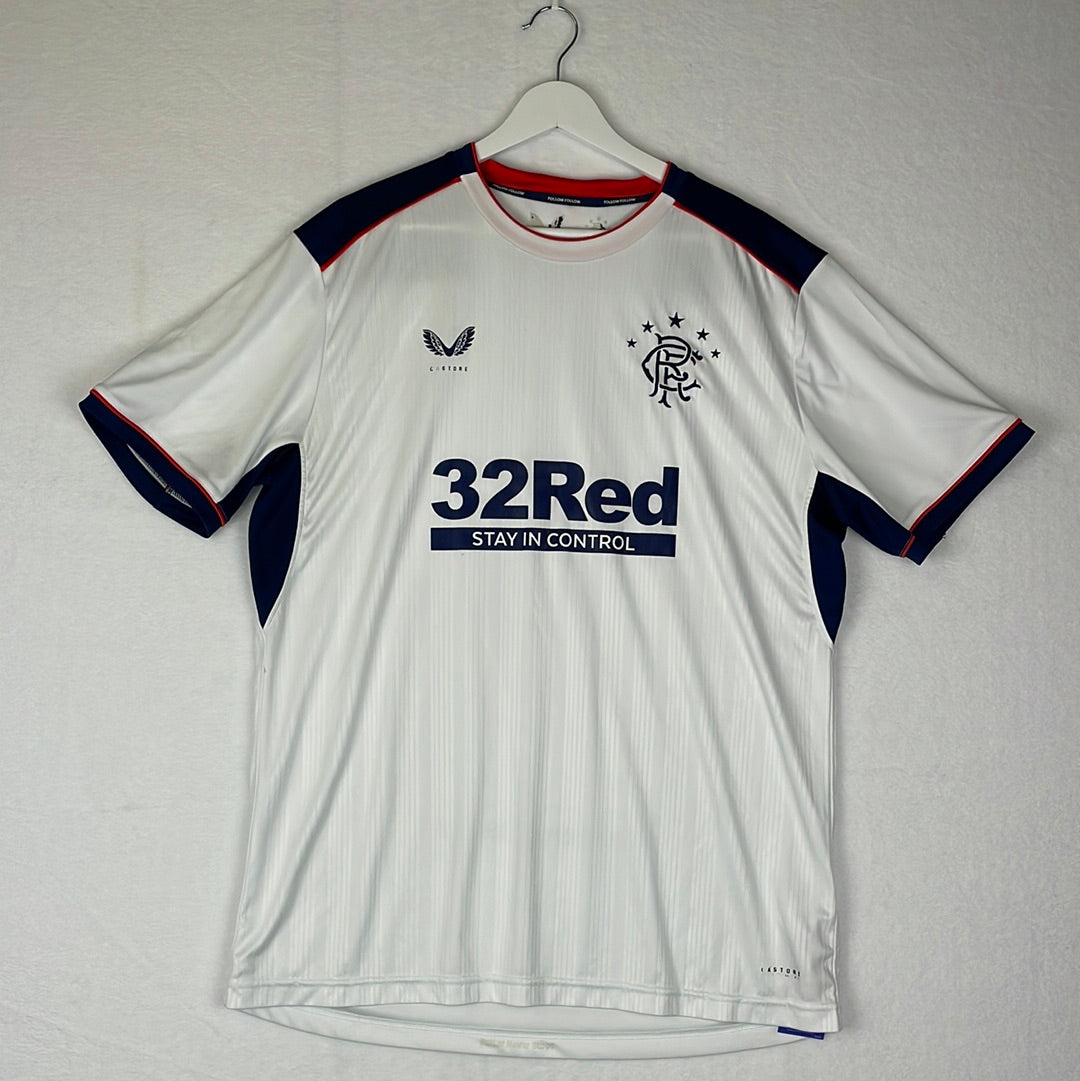 Glasgow Rangers 2020/2021 Away Shirt - Authentic Castore Shirt – Casual ...